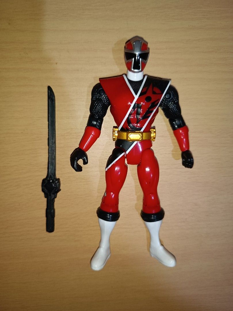 Power Ranger Ninja Steel Red Ranger Loose on Carousell