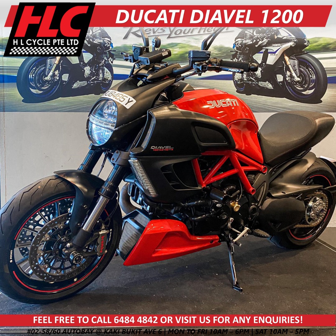 PREOWNED DUCATI DIAVEL GEN 1 COE APRIL 2031, Motorcycles, Motorcycles ...