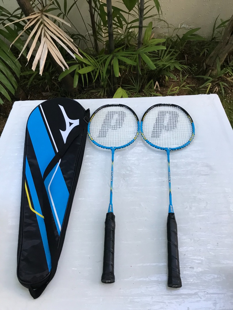 Prince Attack badminton rackets. $50 for the two rackets with free ...