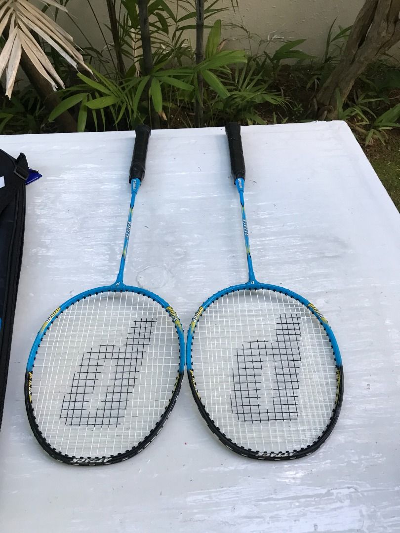 Prince Attack badminton rackets. $50 for the two rackets with free ...