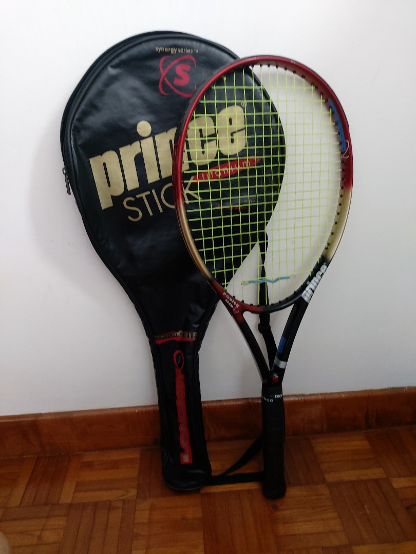 Prince Synergy Stick titanium tennis racket, Sports Equipment, Sports ...
