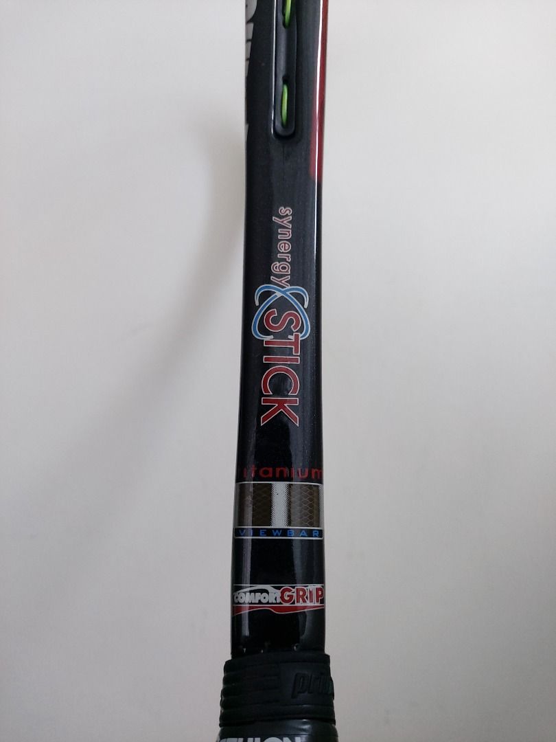 Prince Synergy Stick titanium tennis racket, Sports Equipment, Sports ... Prince Synergy Stick titanium tennis racket, Sports Equipment, Sports ...