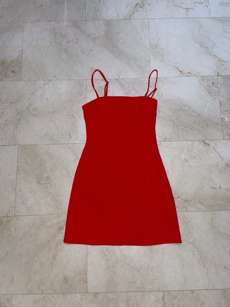 princess polly red mini dress y2k preppy, Women's Fashion, Dresses ...