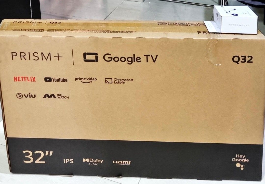 Prism+ Q32"TV (Prism 32 inch tv) with free digital antenna, TV & Home ...