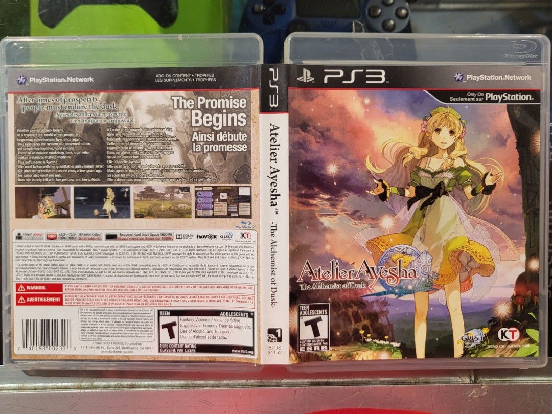 PS3 Atelier Ayesha Thr Alchemist Of Dust, Video Gaming, Video Games ...