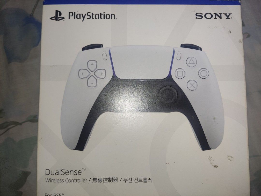 PS5 White DualSense Controller Korea Set Brand New, Video Gaming ...