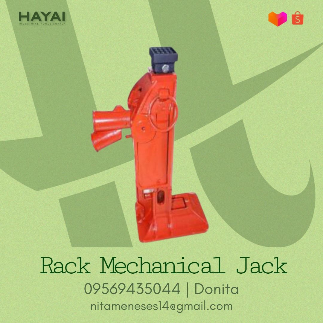 Rack Mechanical Jack, Commercial & Industrial, Industrial Equipment on ...
