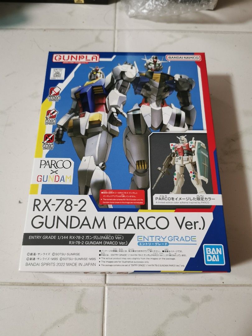 *Rare Lottery Prize Kit - EG RX-78-2 Gundam (Parco Ver.) PARCO X GUNDAM ...