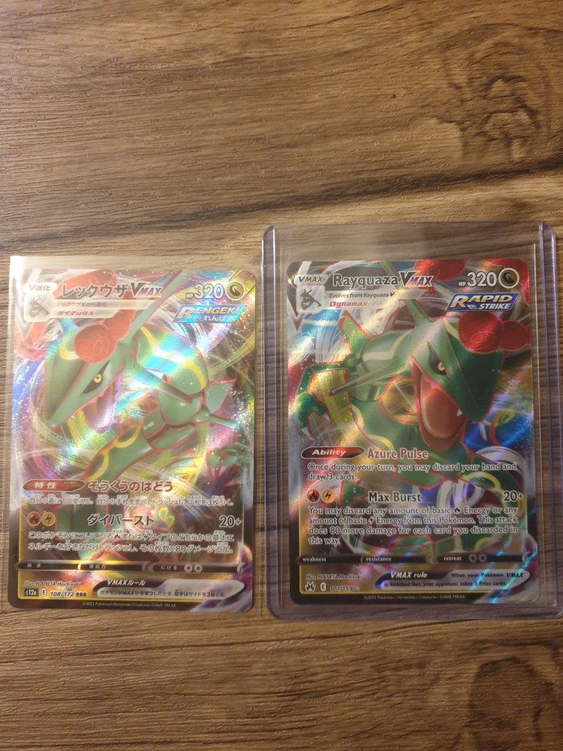 Rayquaza vmax set, Hobbies & Toys, Memorabilia & Collectibles, Vintage ...