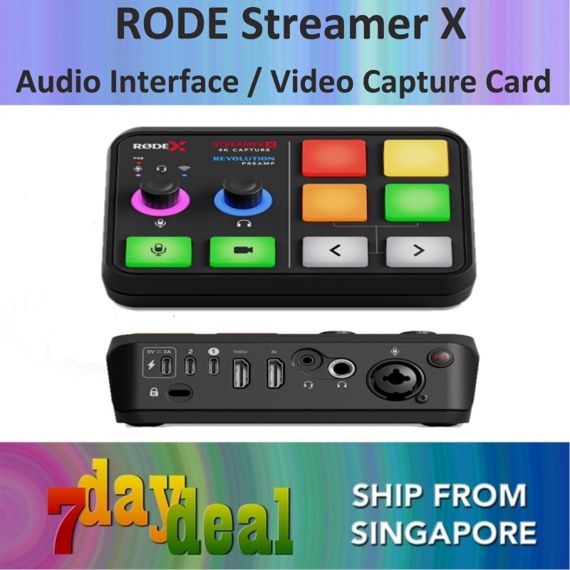 Rode Streamer X Audio Interface and Video Capture Card, Audio, Other ...