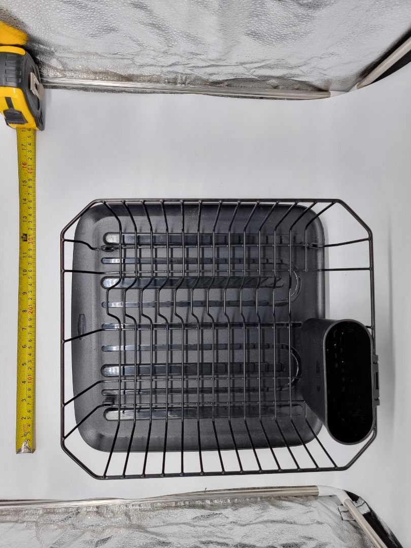 RUBBERMAID Dish Drying Rack Dish Organizer Dish Drainer Plastic Tray ...