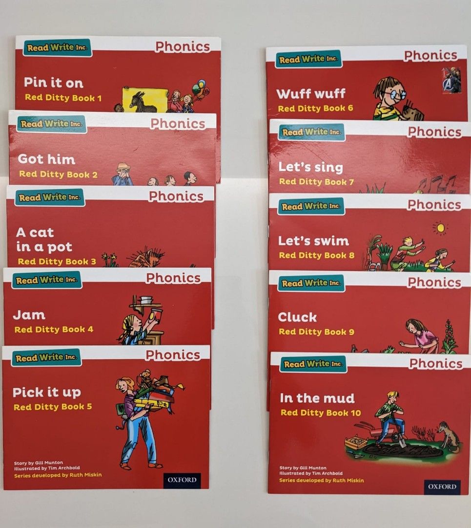 RWI red book (textbooks and workbooks), 興趣及遊戲, 書本 & 文具, 小說 & 故事書 ...