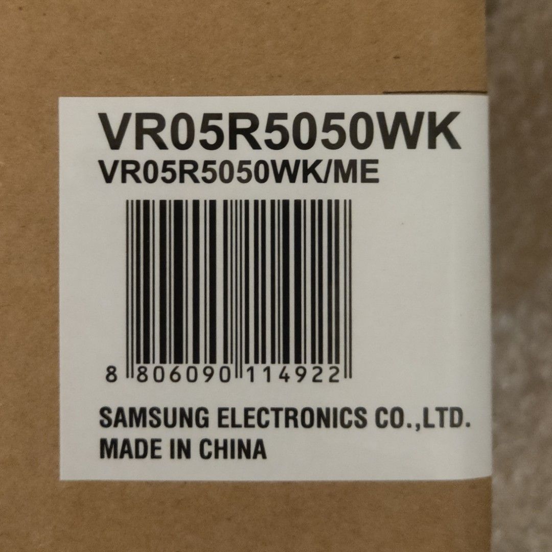 SAMSUNG POWERbot-VR5000 2-in-1 Vacuum Cleaning & Mopping VR05R5050WK, TV & Home Appliances ...