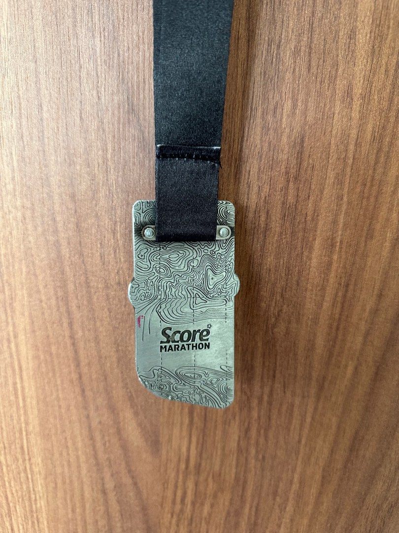 Score run 42km medal, Sports Equipment, Exercise & Fitness, Cardio ...