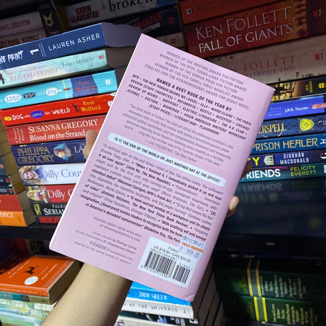 Severance by Ling Ma, Hobbies & Toys, Books & Magazines, Fiction & Non ...