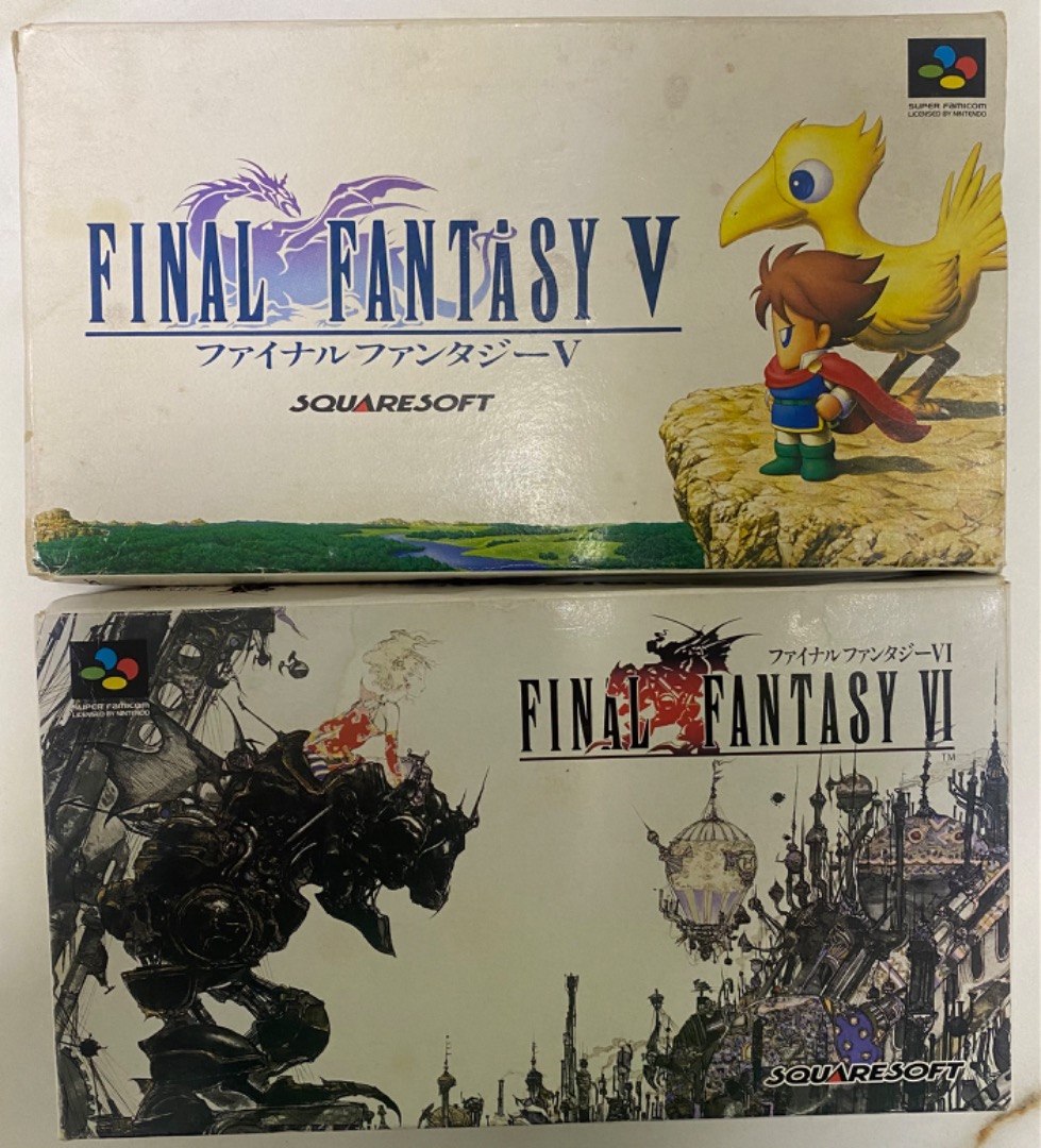 SFC Final Fantasy V&VI, 任天堂 太空戰士 V&VI, 電子遊戲, 電子遊戲, Nintendo 任天堂 - Carousell