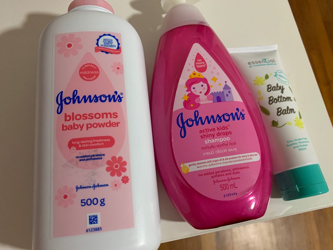 Shampoo, Johnson powder, diaper cream, Babies & Kids, Bathing ...