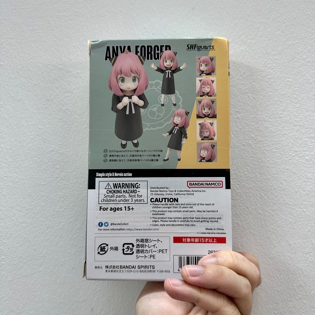 Shf Spy x Family S.H.Figuarts Anya Forger, Hobbies & Toys, Toys & Games ...