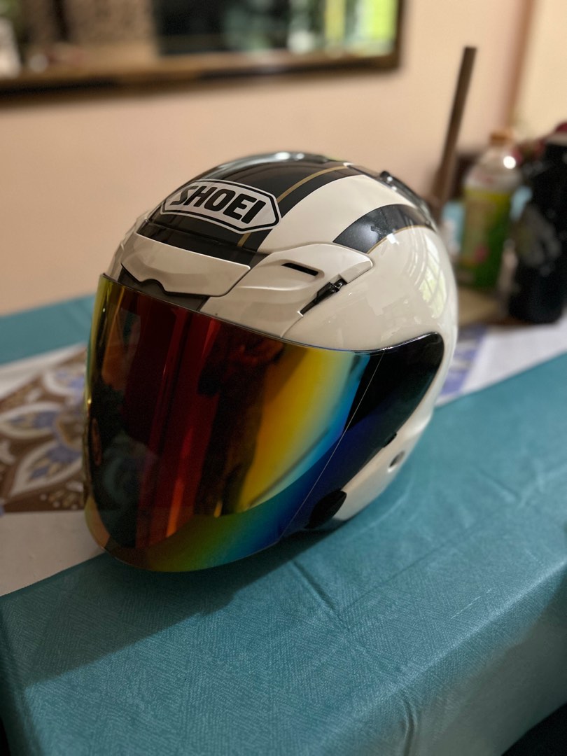 Shoei J force 3, Motorcycles, Motorcycle Apparel on Carousell