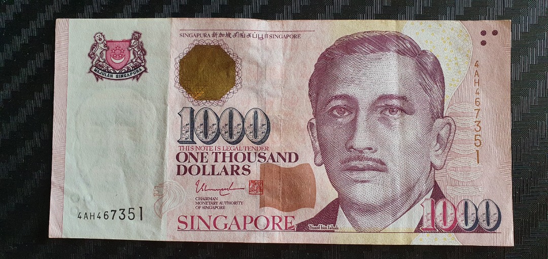 Singapore $1000 Notes, Hobbies & Toys, Memorabilia & Collectibles ...