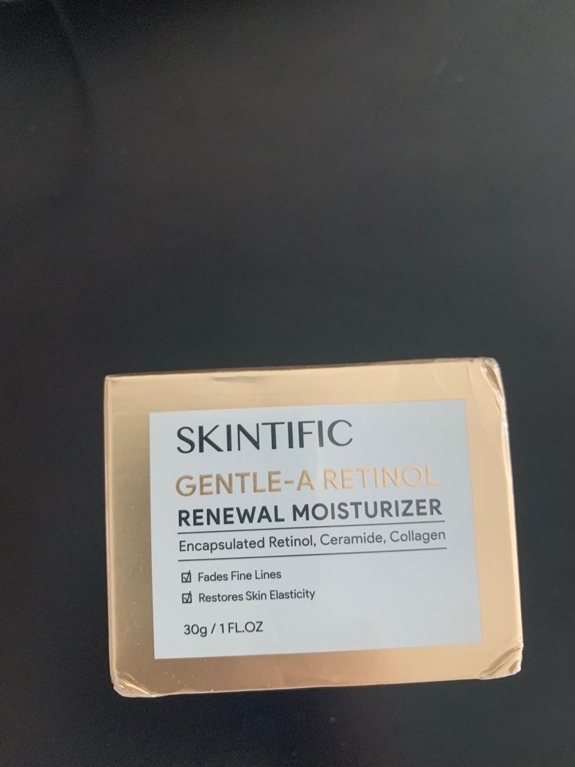 SKINTIFIC Gentle-A Retinol moisturizer, Beauty & Personal Care, Face ...