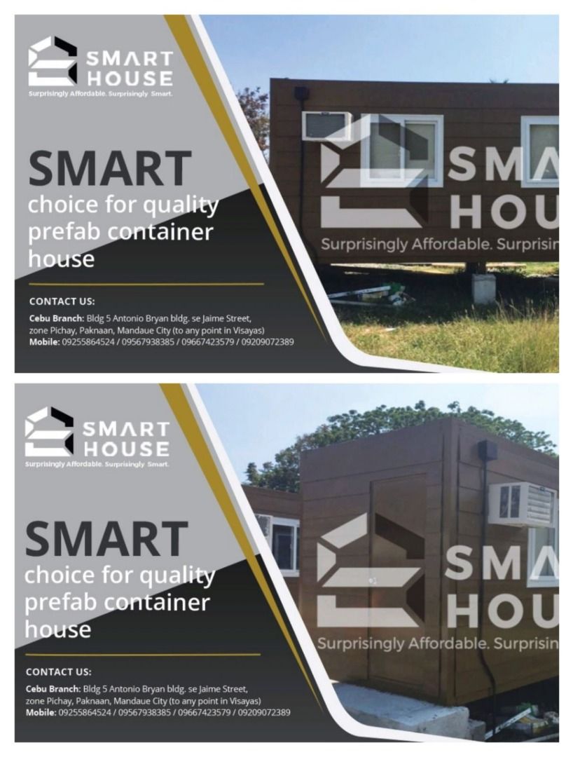 SMARTHOUSE PREFAB CONTAINER VAN HOUSE, Commercial & Industrial, Construction & Building ...