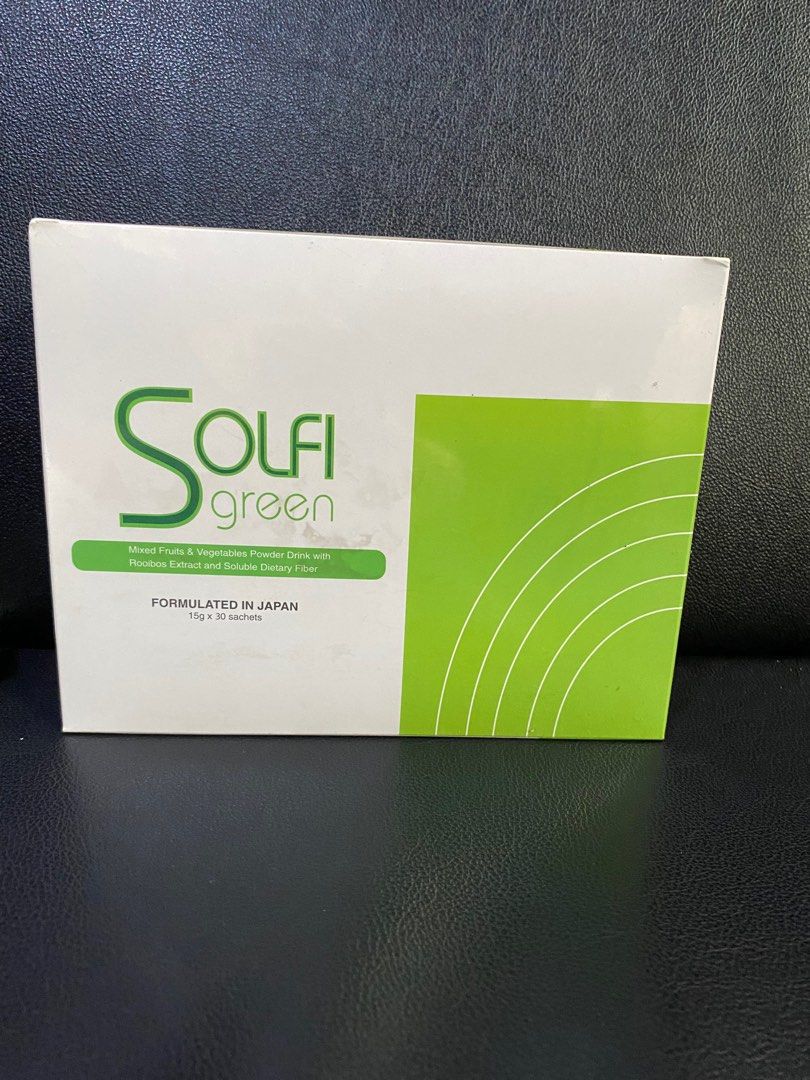 SOLFI GREEN MIXED FRUITS AND VEGETABLES POWDER DRINK on Carousell