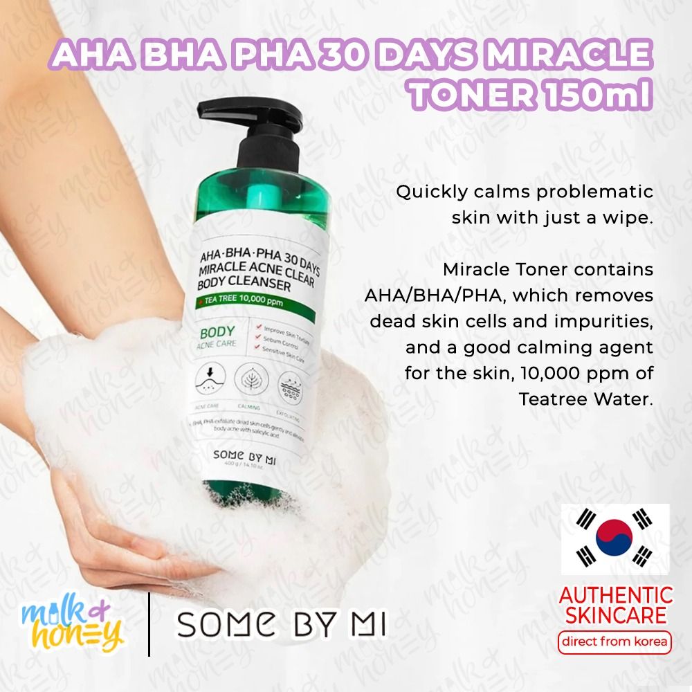 Somebymi - Some By Mi AHA.BHA.PHA 30Days Miracle Toner/Serum/Tea tree ...