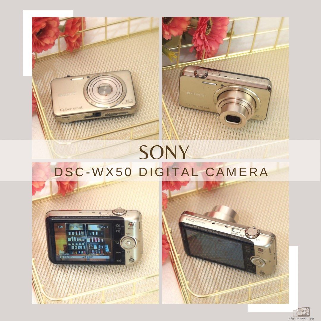 Sony Cybershot DSC-WX50 Digital Camera, Photography, Cameras on Carousell