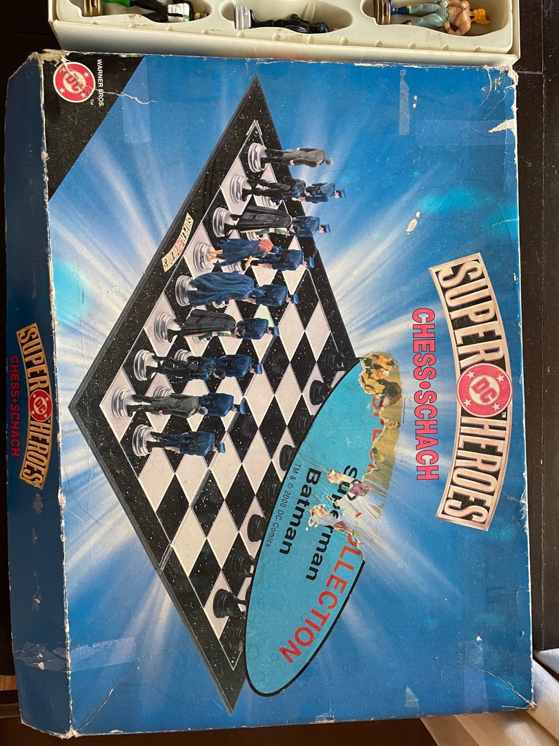 Special Collection DC Superheroes Chess Set (Superman vs Batman) on ...
