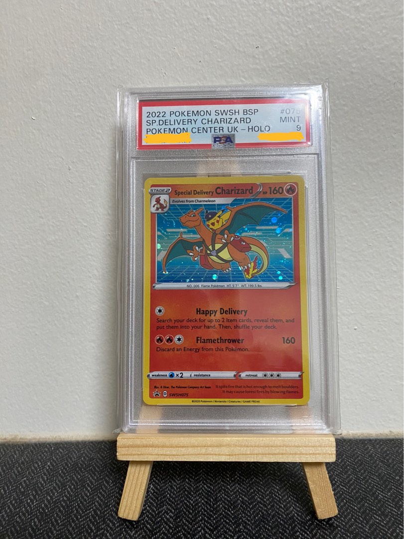 [SWIRL] Special Delivery Charizard PSA 9 | Pokemon 151, Paldea Evolved ...