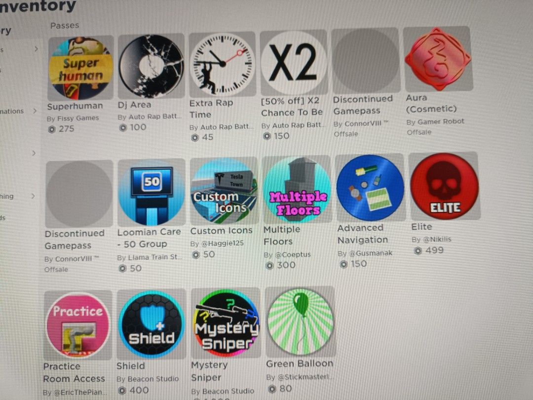 Stacked Roblox Account, Video Gaming, Video Games, Others on Carousell