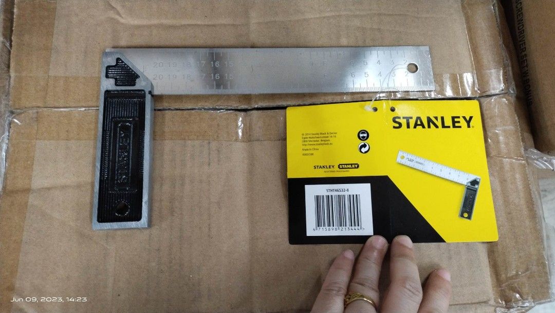 Stanley Try Square 8" #STHT46532-8, Furniture & Home Living, Home ...