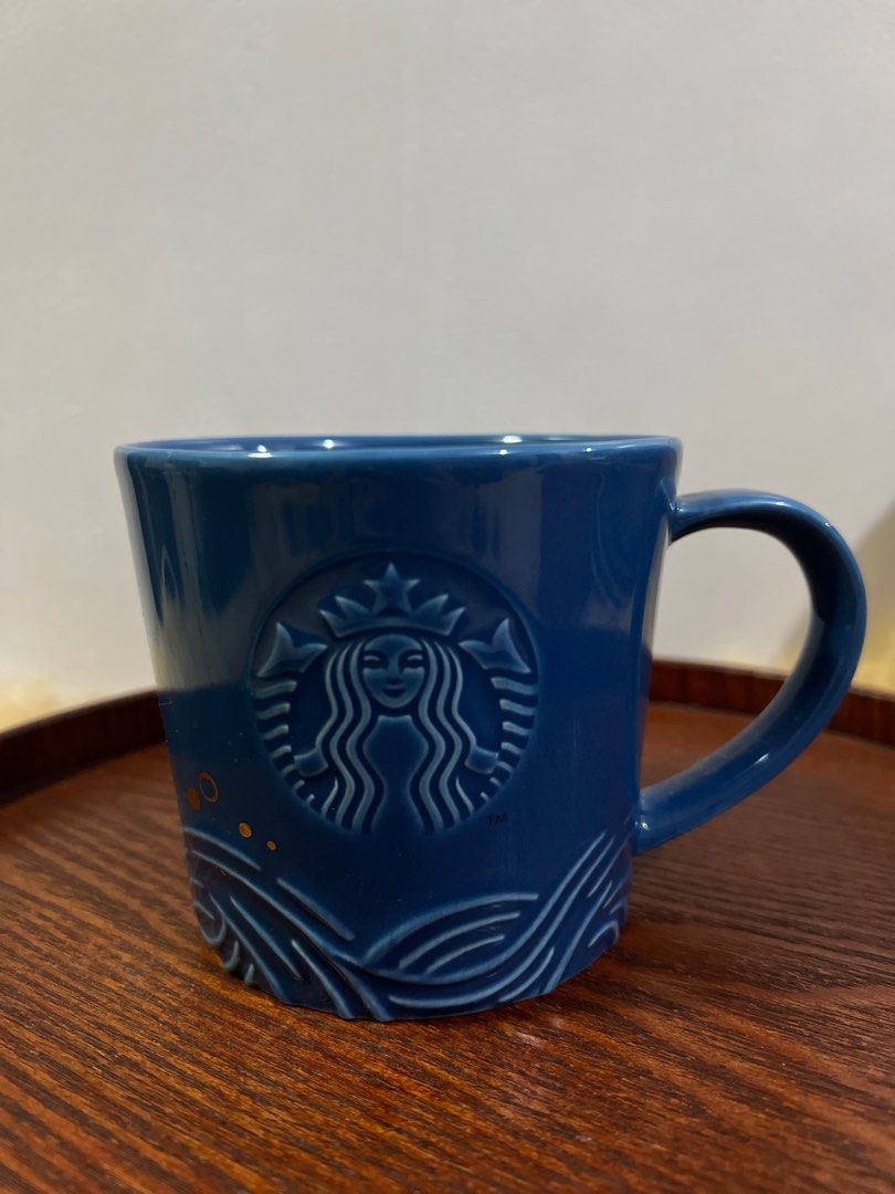 Starbucks Blue Big Mug on Carousell