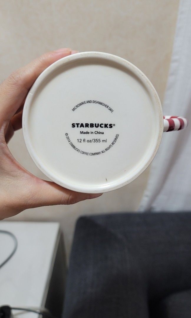 Starbucks Candy Cane Handle Mug on Carousell