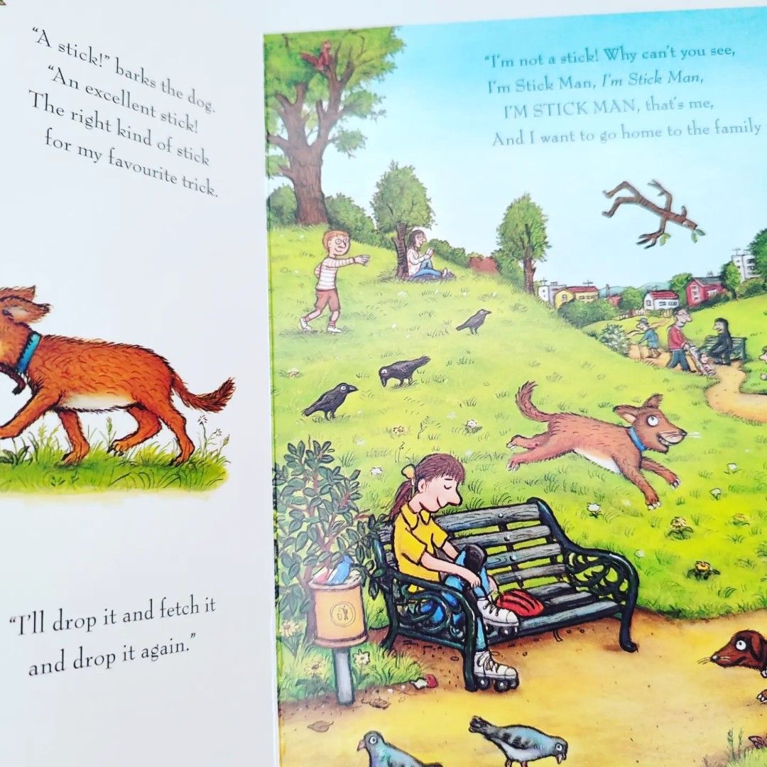Stick Man Board Book Julia Donaldson on Carousell