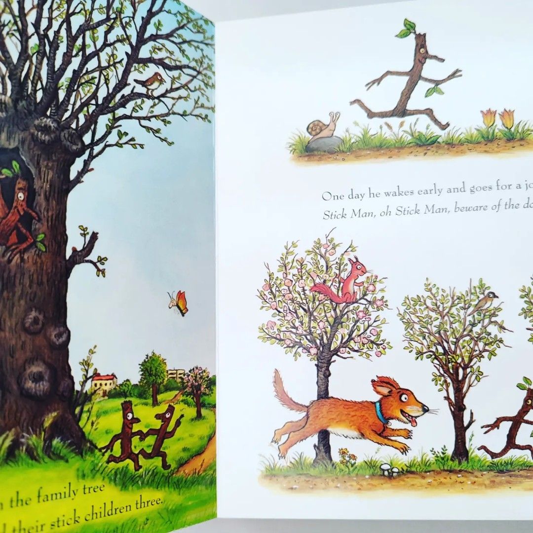 Stick Man Board Book Julia Donaldson on Carousell