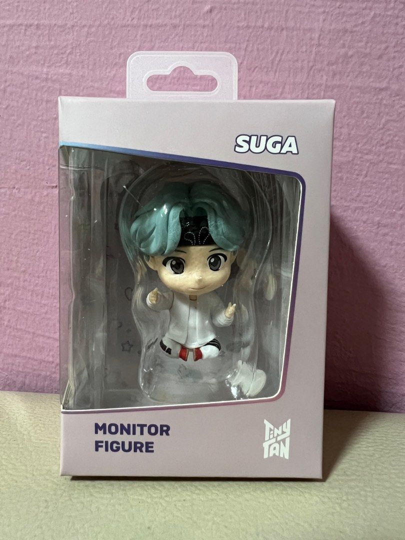 SUGA - Tiny Tan Monitor Figure (Mic Drop Version) and Me,Myself & Suga Special 8 Photo-Folio ...
