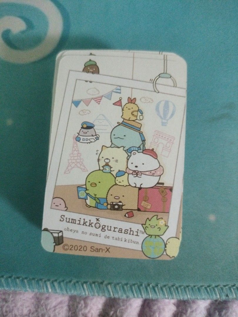 Sumikko Gurashi Official Mini Playing Cards, Hobbies & Toys, Stationary ...