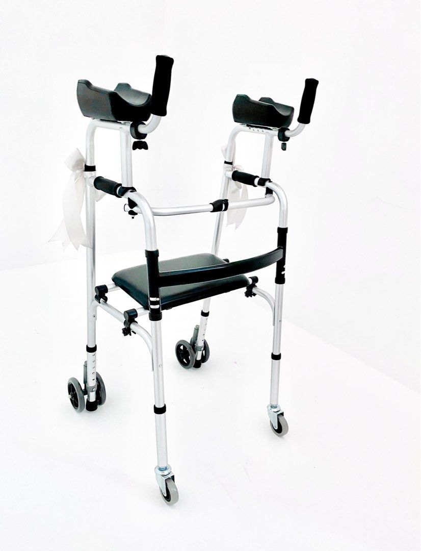 Supportive Walker with Wheels for Elderly and Rehabilitation, Health ...