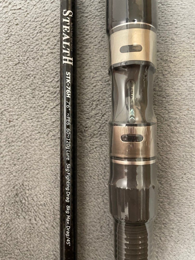 Temple reef stealth stk-76H, Sports Equipment, Fishing on Carousell