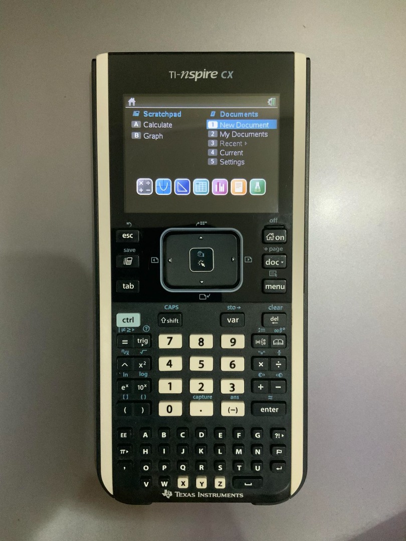 Texas Instruments TI-Nspire CX Graphing Calculator on Carousell
