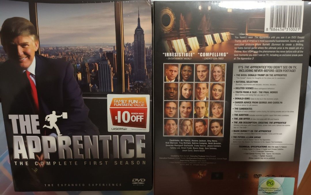 The Apprentice Complete First Season, Hobbies & Toys, Music & Media, CDs & DVDs on Carousell