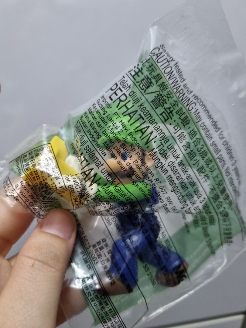 The super Mario bro movie figurine from macdonald happy meal, Hobbies ...