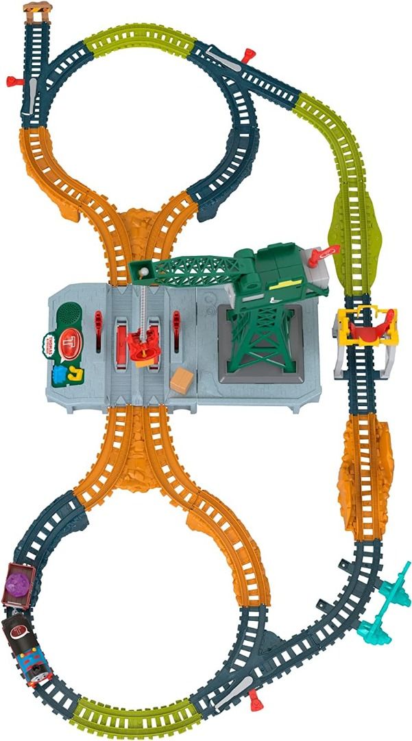 Thomas & Friends Motorized Talking Cranky Delivery Train Set, Hobbies & Toys, Toys & Games on ...