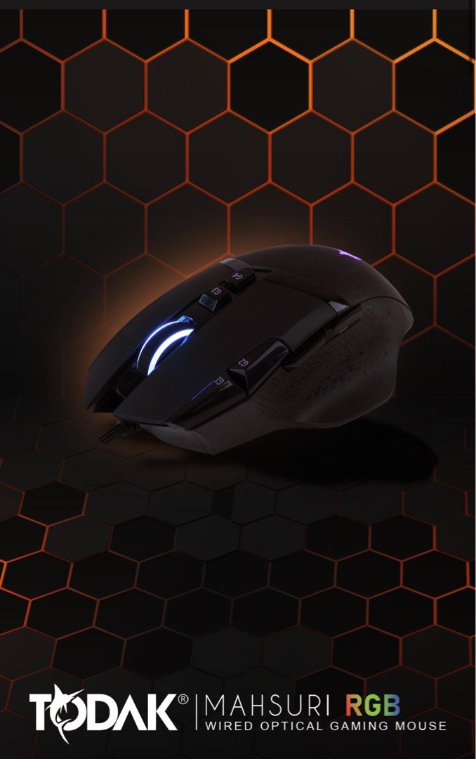 Todak Mahsuri RGB Wired Optical Gaming Mouse, Computers & Tech, Parts ...