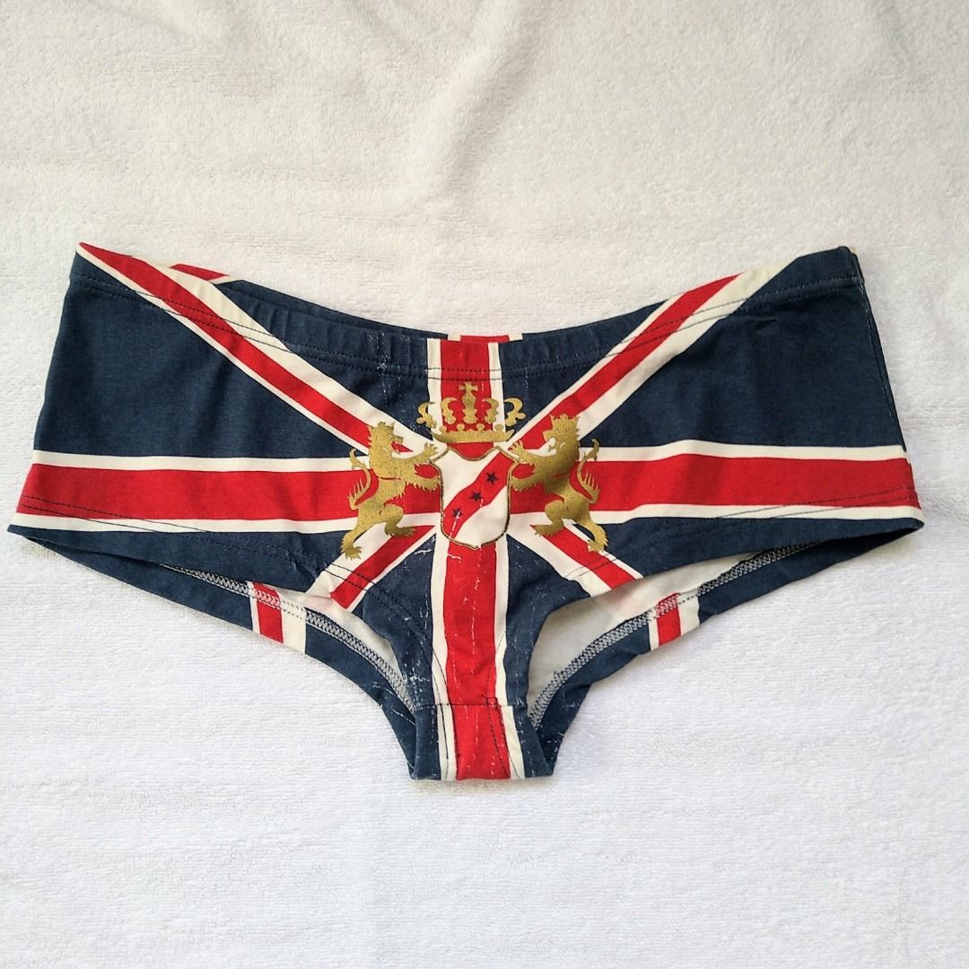 Top Shop UK Union Jack Flag Design Underwear Panties/ Ladies Briefs ...