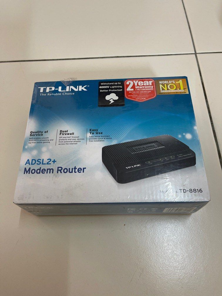 tp link adsl2+ modem for sale. bnib, Computers & Tech, Parts ...