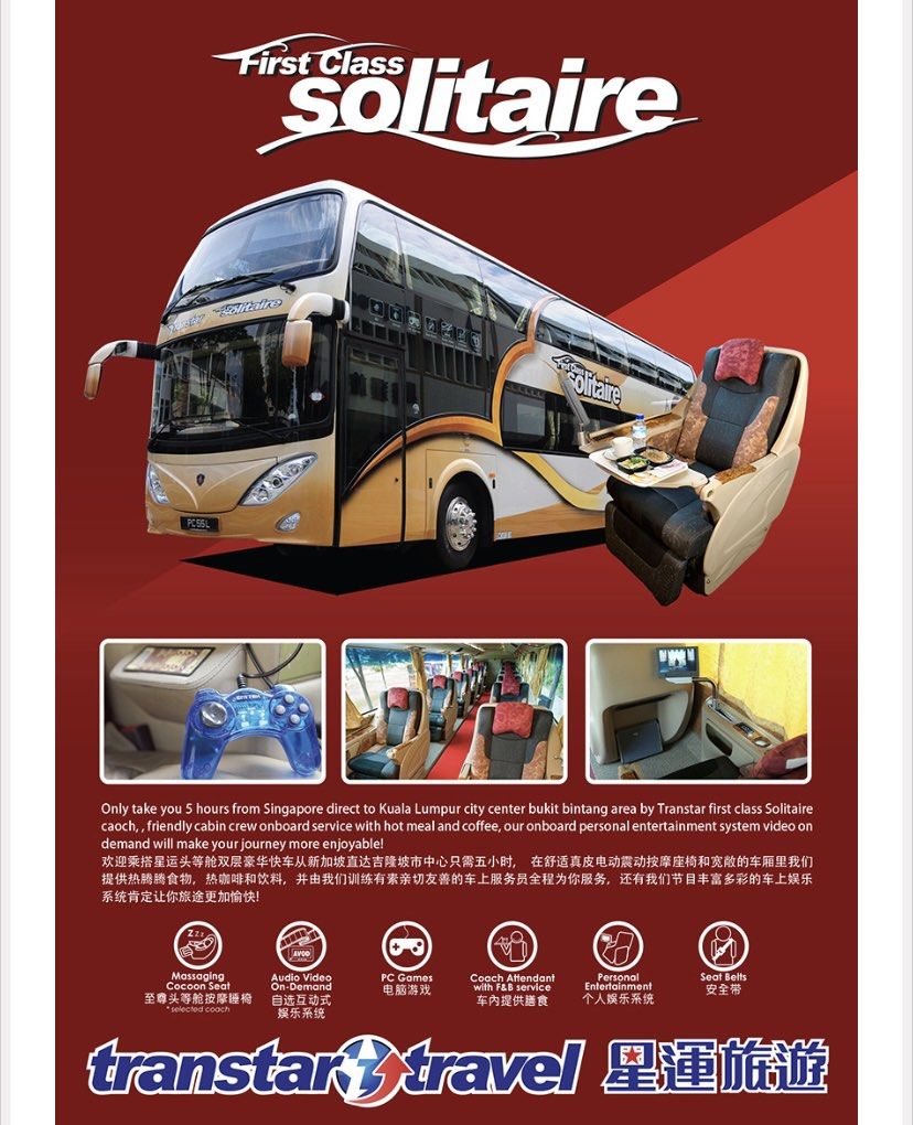 Transtar Solitaire Bus Tickets x 3 - 17 June 2023, Tickets & Vouchers ...