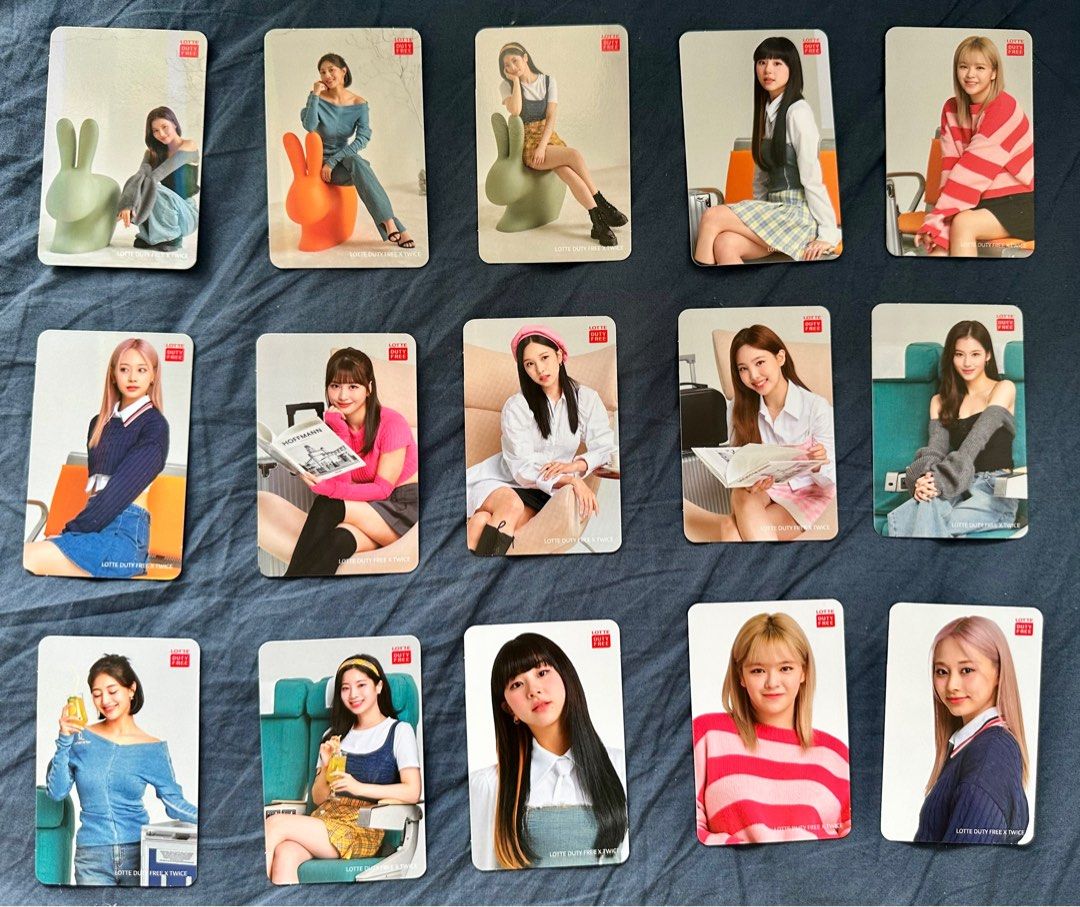 Twice Lotte Duty Free Ginza Limited Edition Photo Cards, Hobbies & Toys, Memorabilia ...